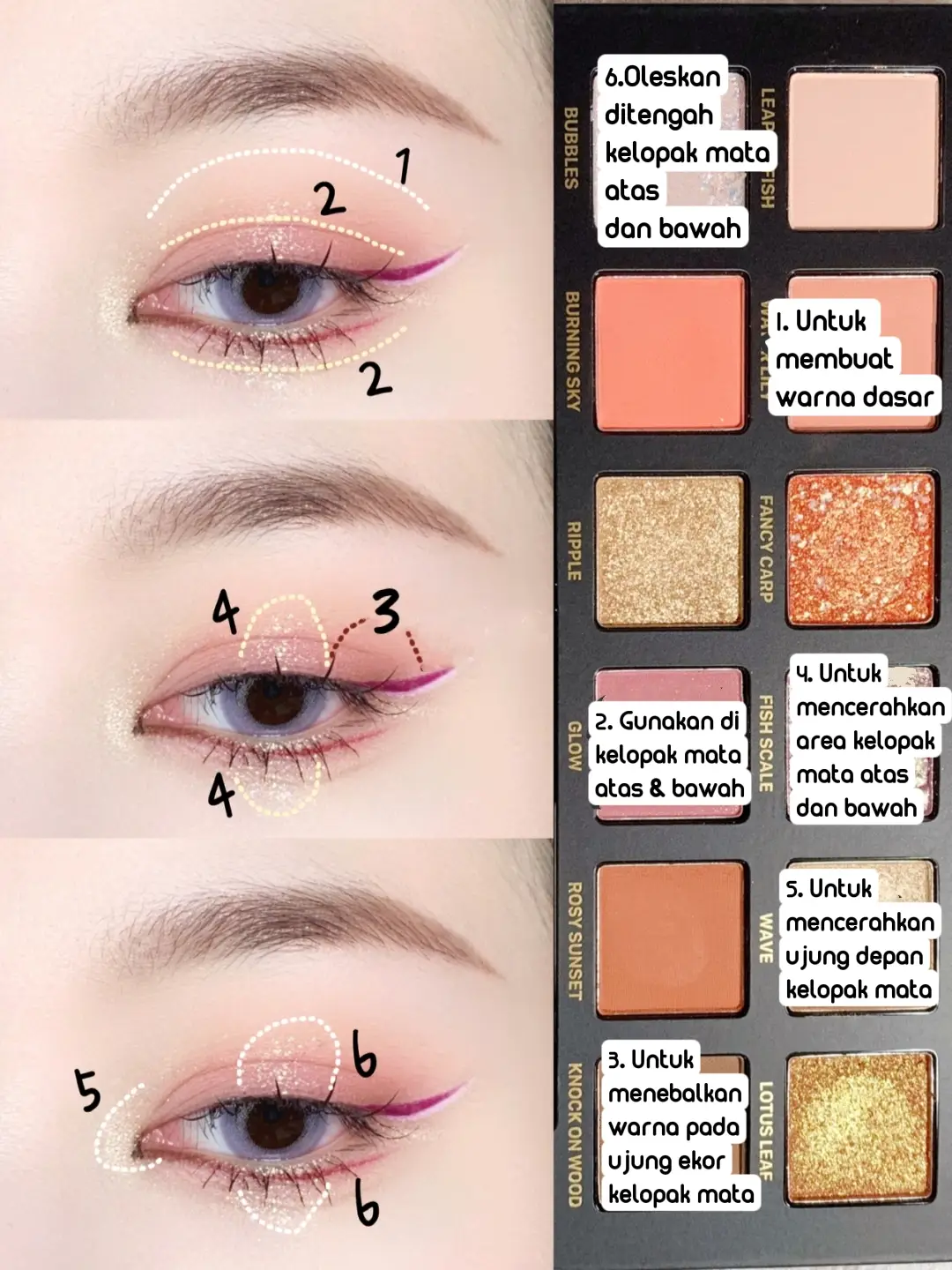 Tutorial Make Up Mata Natural Korea | Saubhaya Makeup